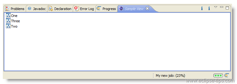 Eclipse Tips - Prakash G.R.: Using progress bars ...